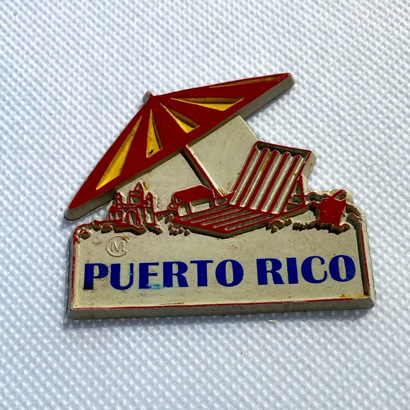 Kitchen | Vintage Puerto Rico Beach Magnet With Beach Scene | Poshmark